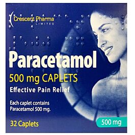 paracetamol caplets 500mg 32